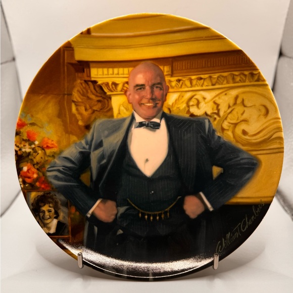 Accents | Vintage Collectors Plate Featuring Daddy Warbucks From The ...
